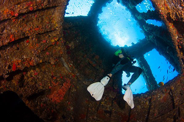 PADI Wreck Diver Course on the HMAS Brisbane - Sunreef